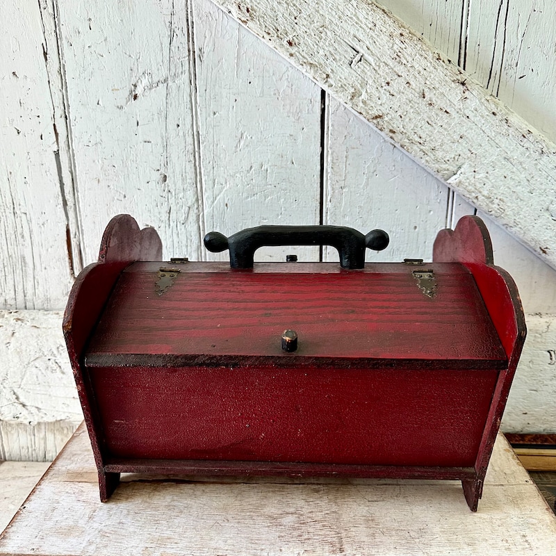 Vintage Sewing Box - Etsy