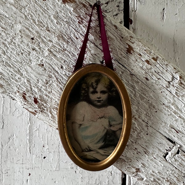 Antique Tiny Metal Frame - Etsy