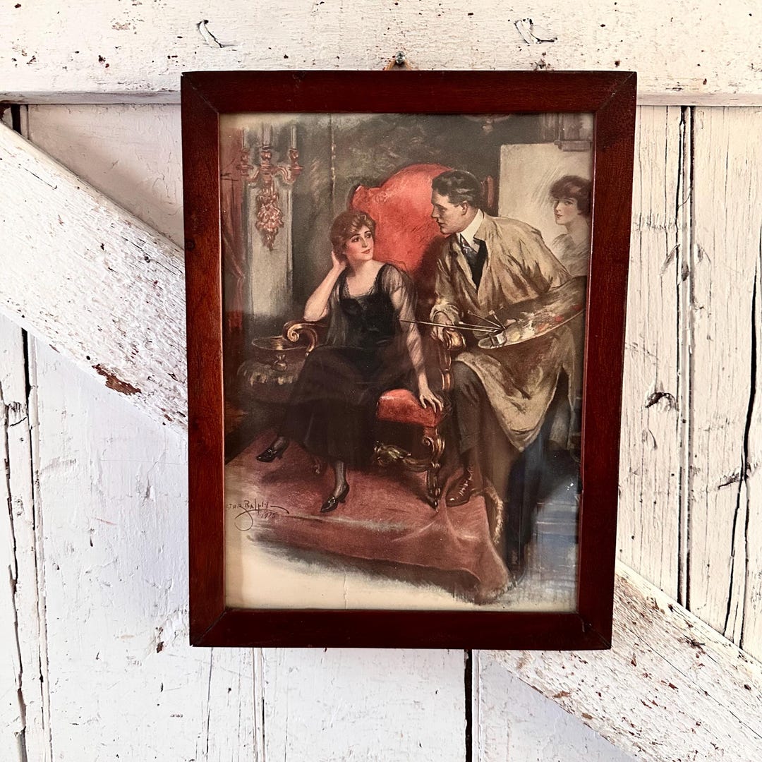 Golden Hour Series Print Antique Oak Frame Litho Print Lester Ralph the ...