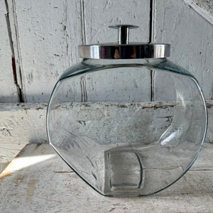 Glass Candy Display Jar Vintage General Store Apothecary Jar Smaller ...