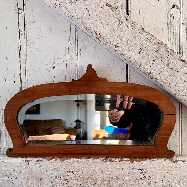 Antique Wood Mirror - Etsy
