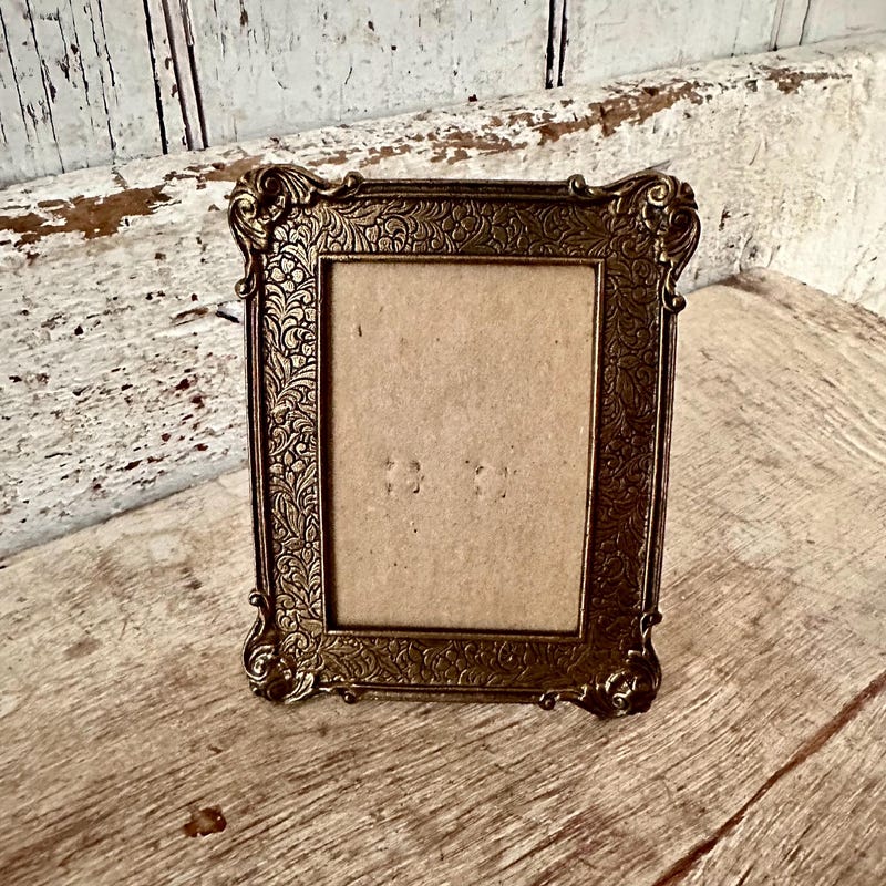 Mini Brass Frame - Etsy