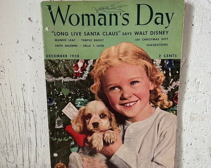 1938 Woman's Day Magazine December 1938 Christmas Vintage - Etsy