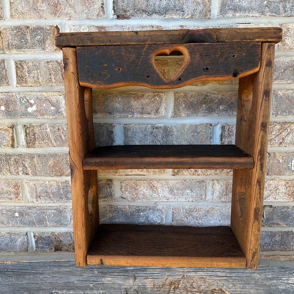 Primitive Wall Shelf - Etsy