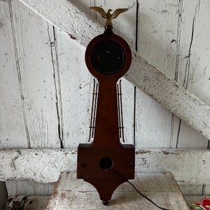 Clock Banjo Electric Made by Sessions Eagle Finial Vintage Banjo Clock ...