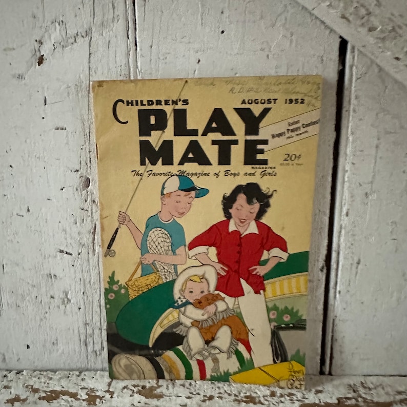 Childs Magazine 1950s Play Mate Vintage Favorite Boys Girls Magazine - Etsy