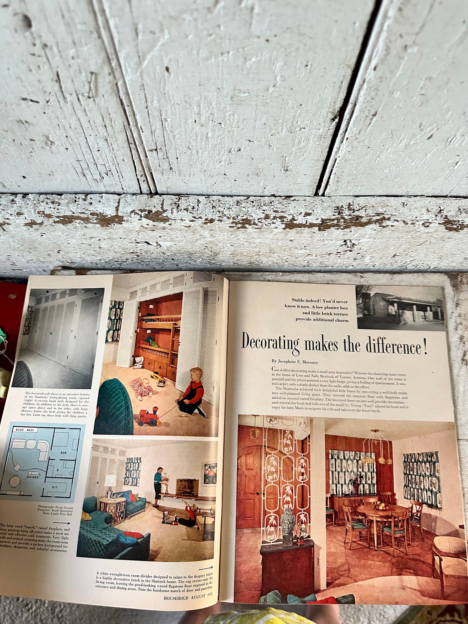 Vintage Household Magazine August 1958 Edition - Etsy