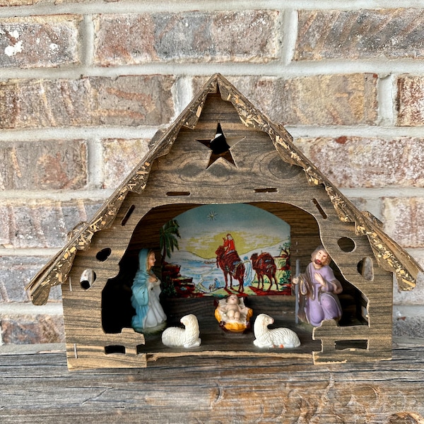 Nativity Stable - Etsy