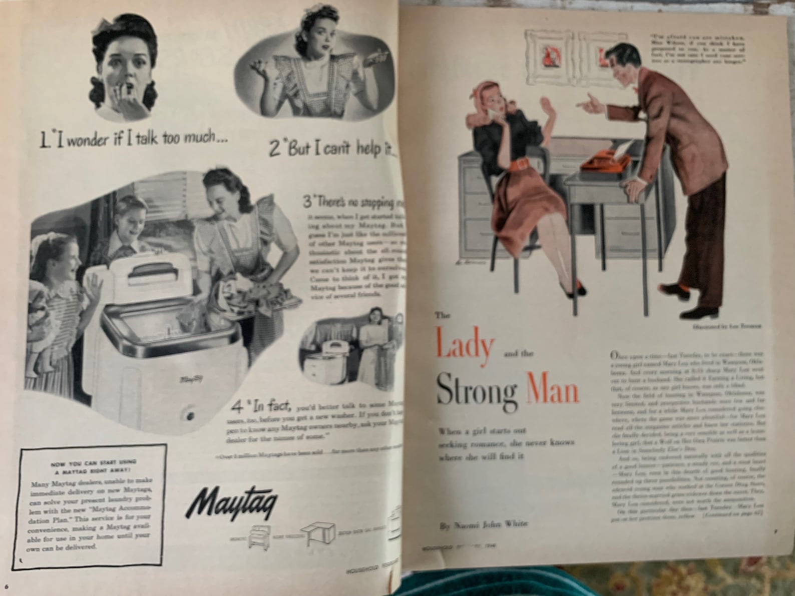 Antique Magazine Household Magazine February 1948 Edition - Etsy