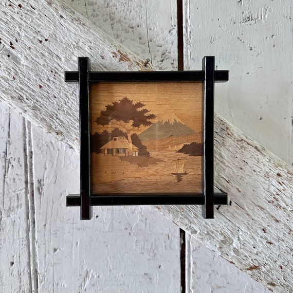 Japanese Art Wood Inlays