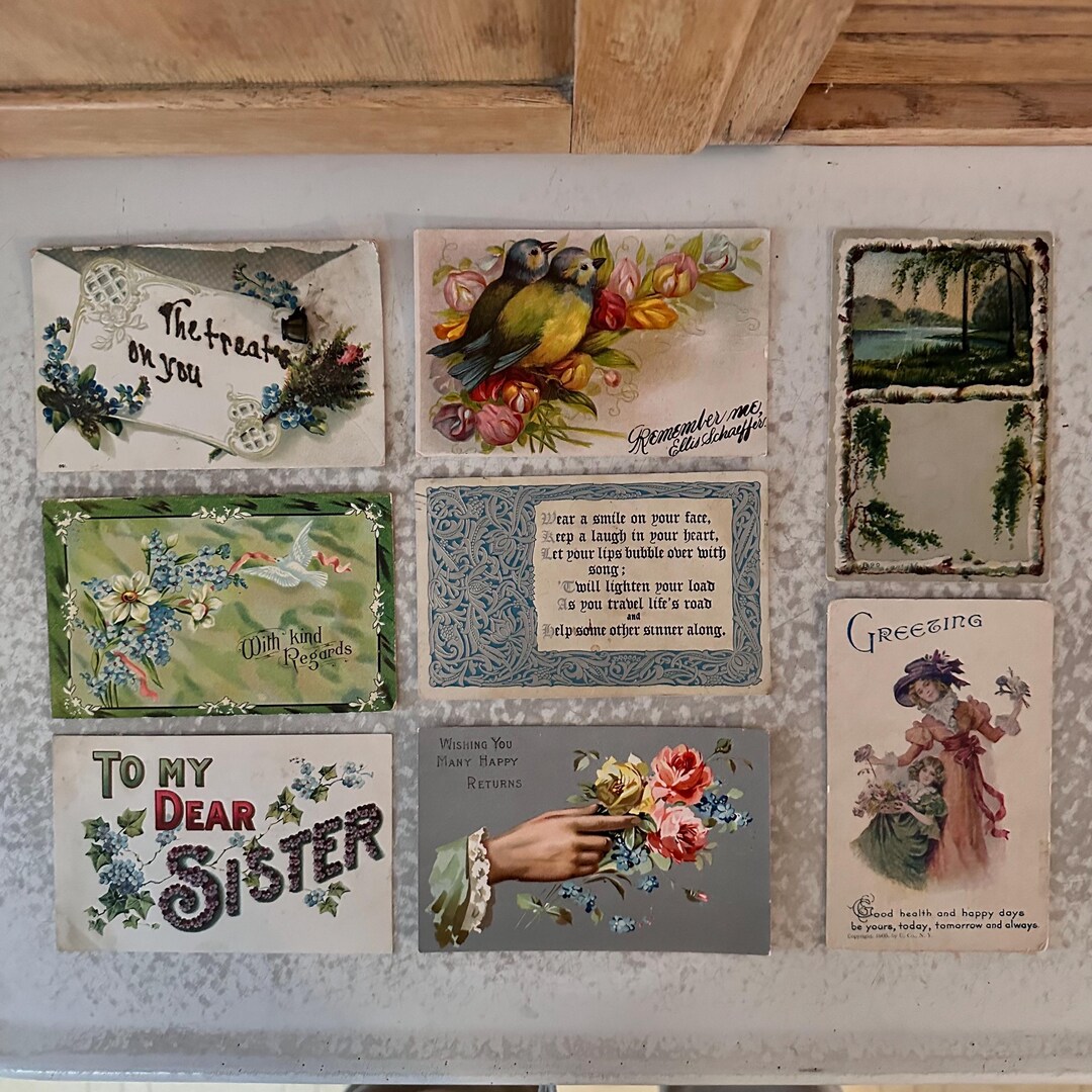 Antique Postcards Lot of 8 Variety Cards Early 1900's - Etsy