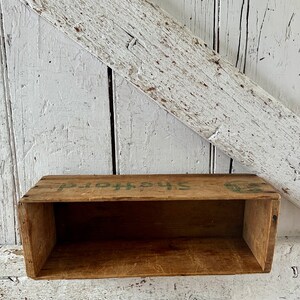 Wooden Box Cheese Box Vintage Shefford Cheese Primitive Decor - Etsy