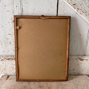 Reverse Painting Cabin in Snow in Vintage Wooden Frame Gold - Etsy