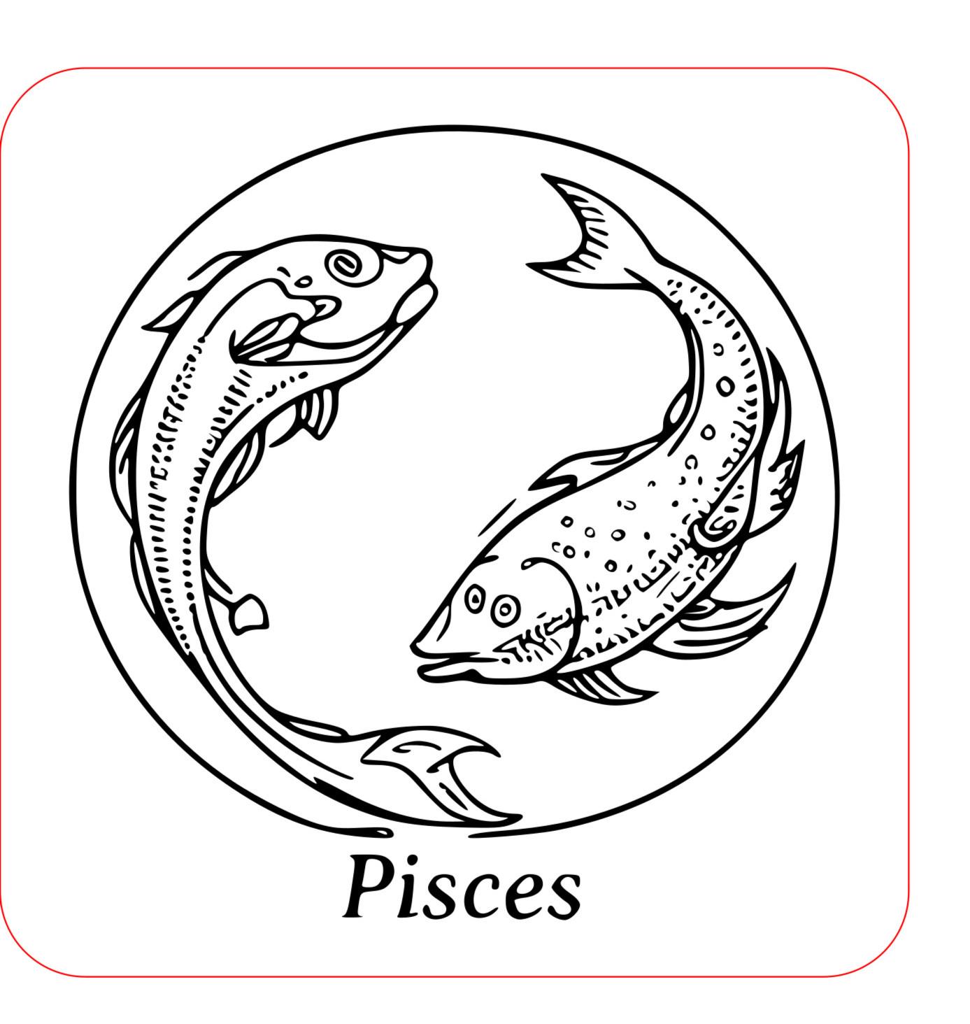 Zodiac Coaster SVG Bundle | 12 Horoscope Line Art Designs | Laser Cut ...