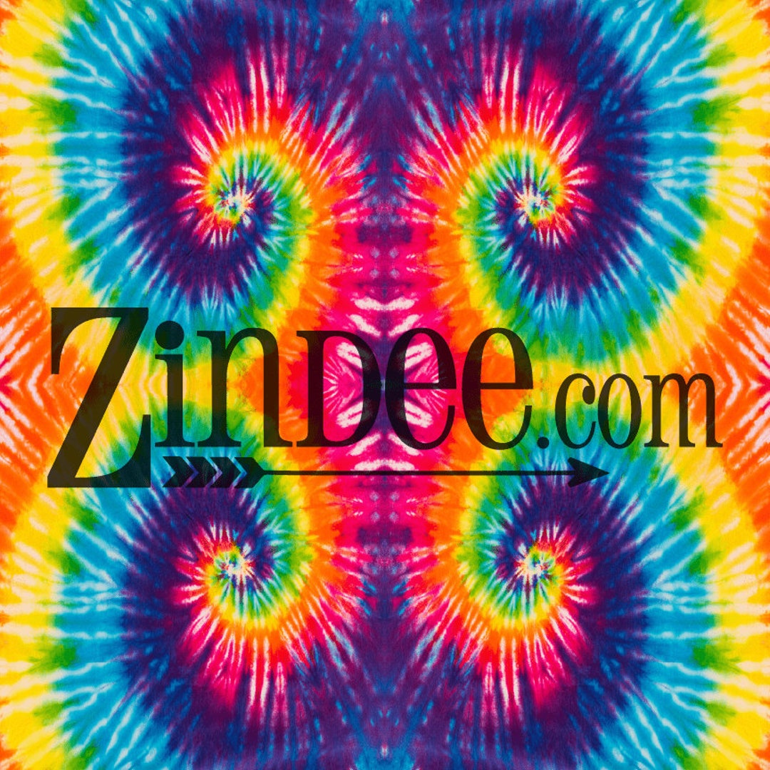 Rainbow Tie Dye Vinyl, Printed Vinyl, Adhesive Vinyl, Heat Transfer ...