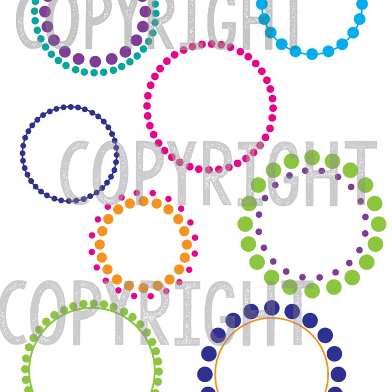 Polka Dot Frame - Etsy