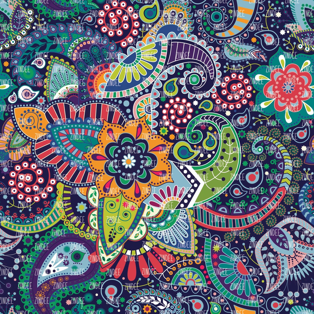 Paisley ZS 220 Vinyl, Printed Vinyl, Adhesive Vinyl, Heat Transfer ...