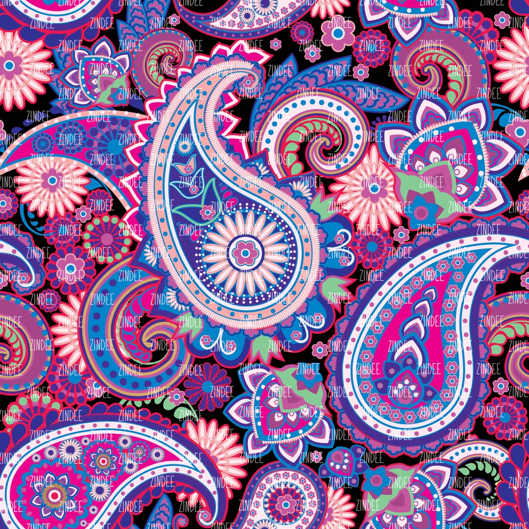 Paisley ZS 216 Vinyl, Printed Vinyl, Adhesive Vinyl, Heat Transfer ...