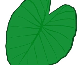 3 Leaf Kalo Plant SVG - Taro Plant SVG - Kalo SVG - Leaf Png - Plant ...