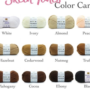 Lion Brand Skein Tones Neutral Color Yarn Natural Yarns - Etsy