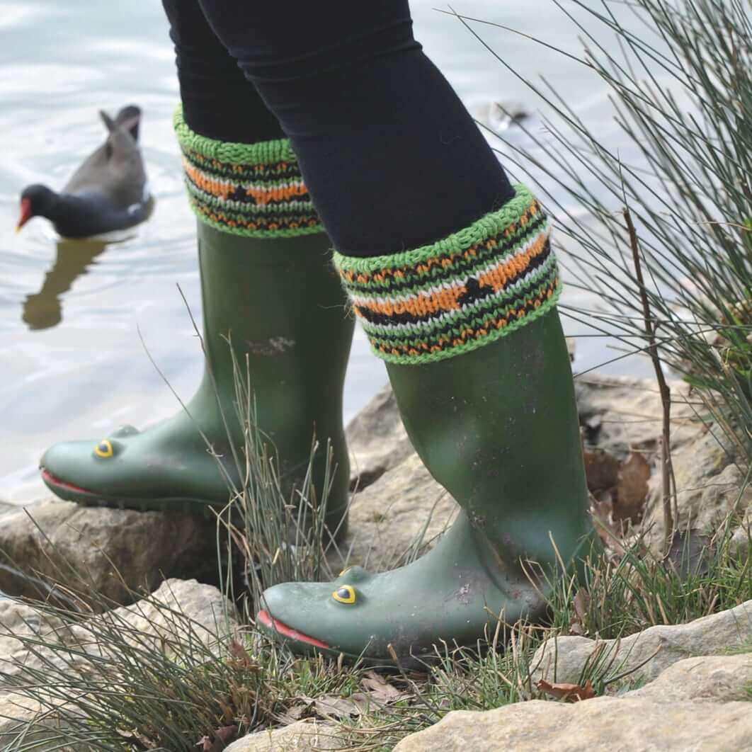 Knitting Patterns for Boot Toppers, Twenty to Make Knitted Boot Cuffs ...