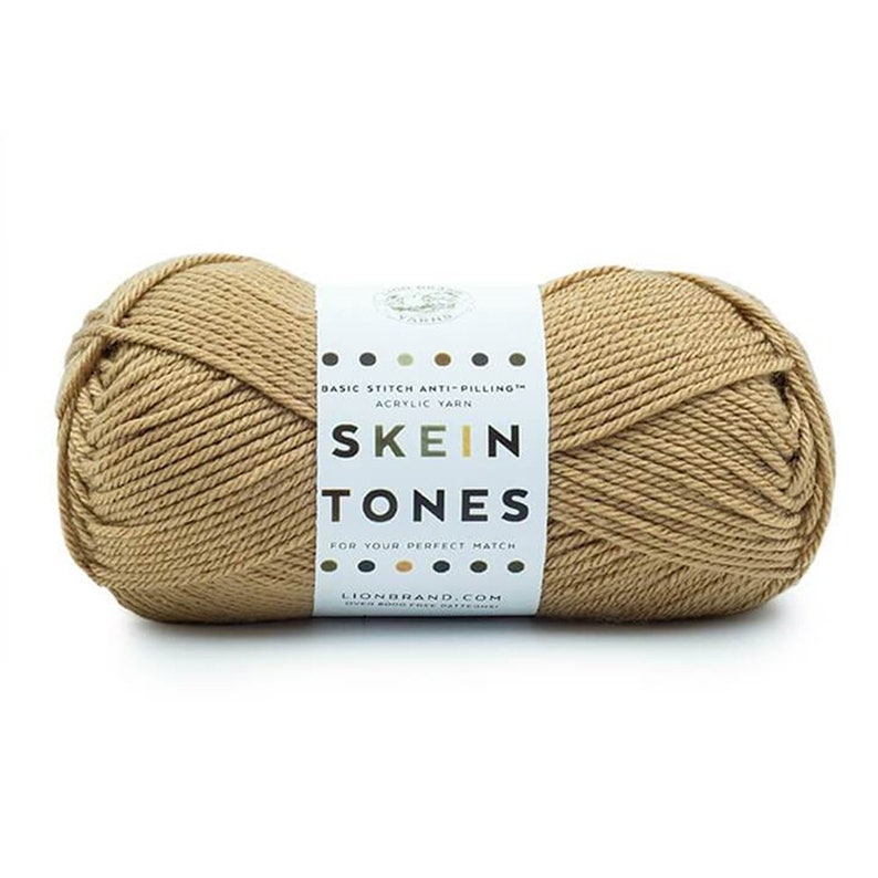 Lion Brand Skein Tones Neutral Color Yarn Natural Yarns - Etsy