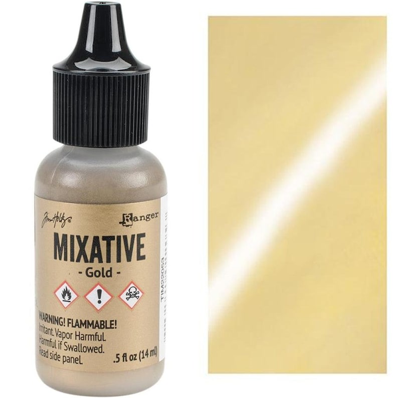 Alcohol Inks Metallic Mixatives .5 Oz Tim Holtz Ranger - Etsy