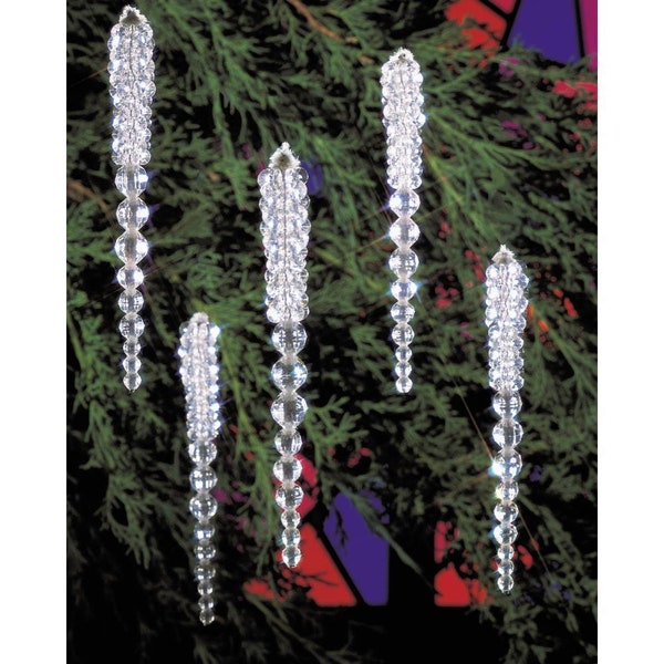 Icicle Ornaments - Etsy