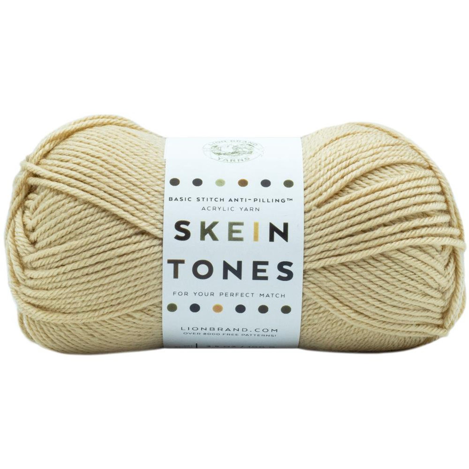 Lion Brand Skein Tones Neutral Color Yarn Natural Yarns - Etsy