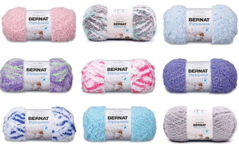 Bernat Pipsqueak Yarn: Plush Boucle for Baby Blankets - Etsy