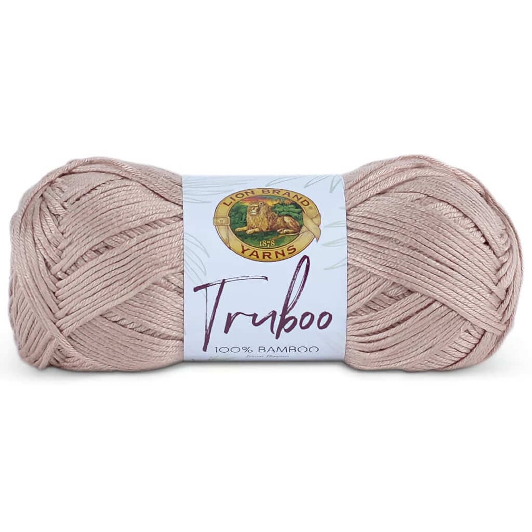 Lion Brand Truboo Yarn - DK Weight Bamboo Fiber Yarn - Machine Washable ...