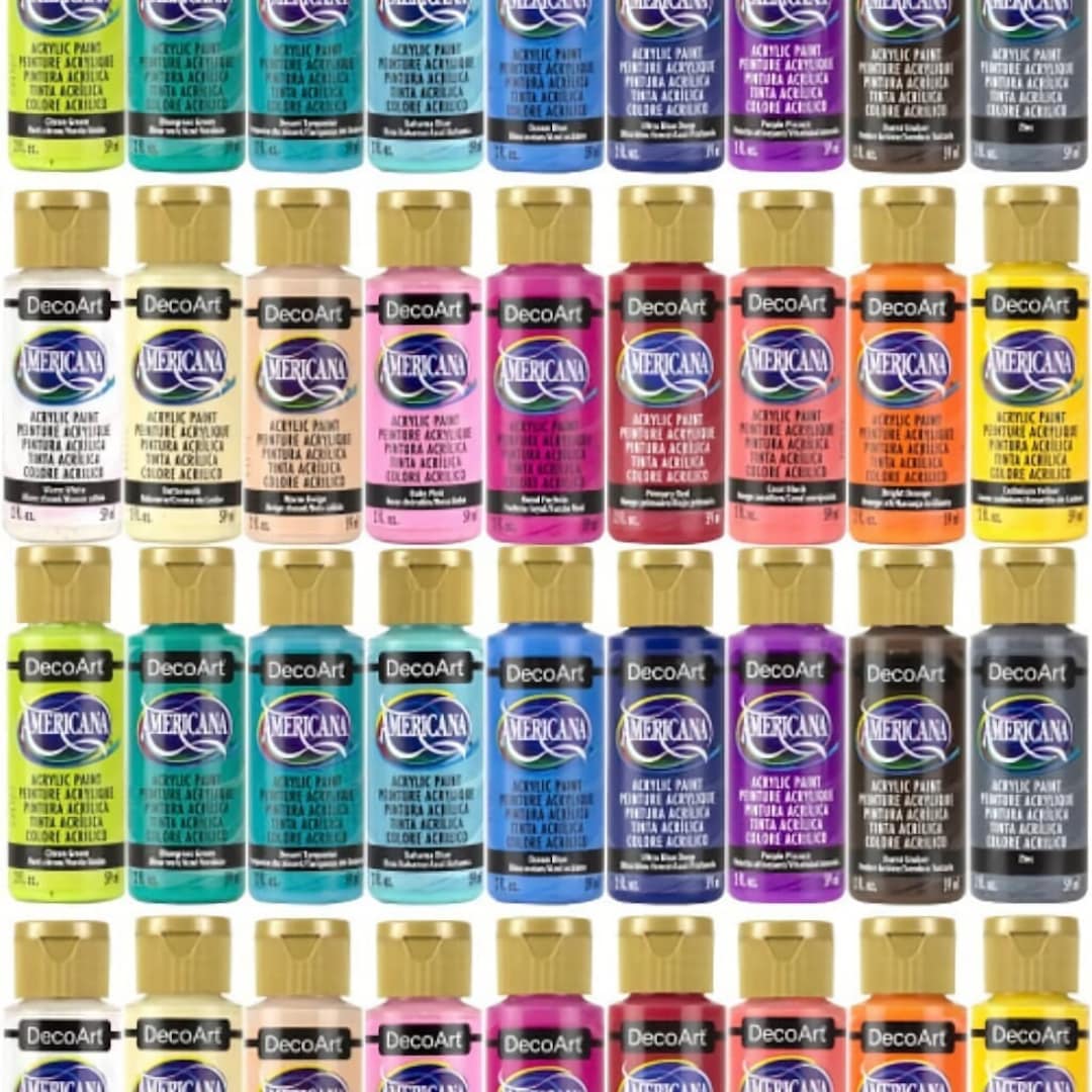Decoart Americana Matte Acrylic Paint, 2 Oz - Etsy