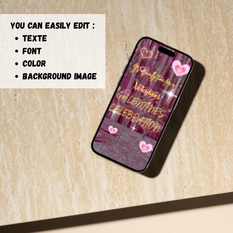 Galentine’s Day Video Invitation | Editable Girls Night Invite ...