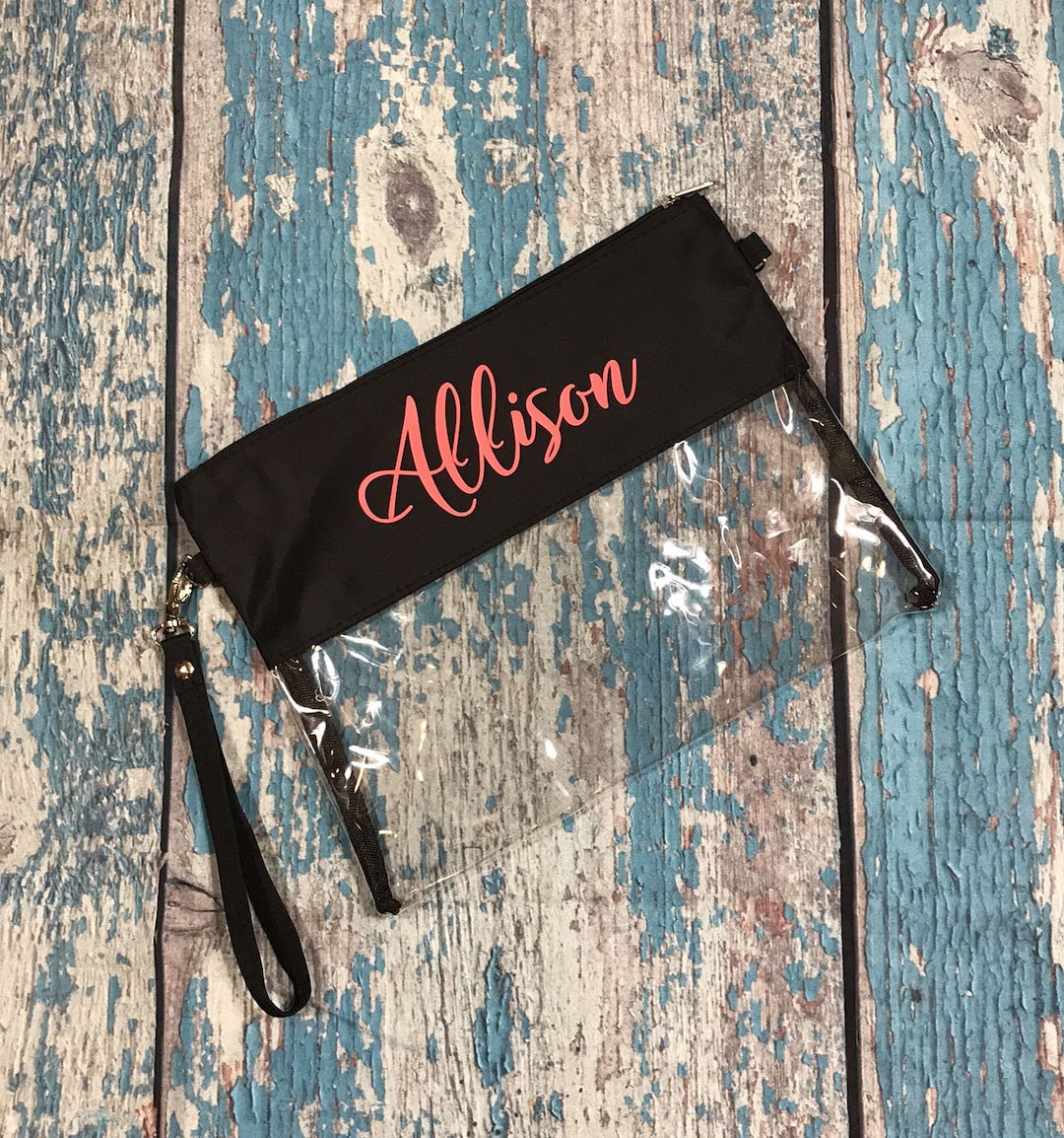 Clear Stadium Game Day Purse Use as Clutch or Crossbody | Stadium ...