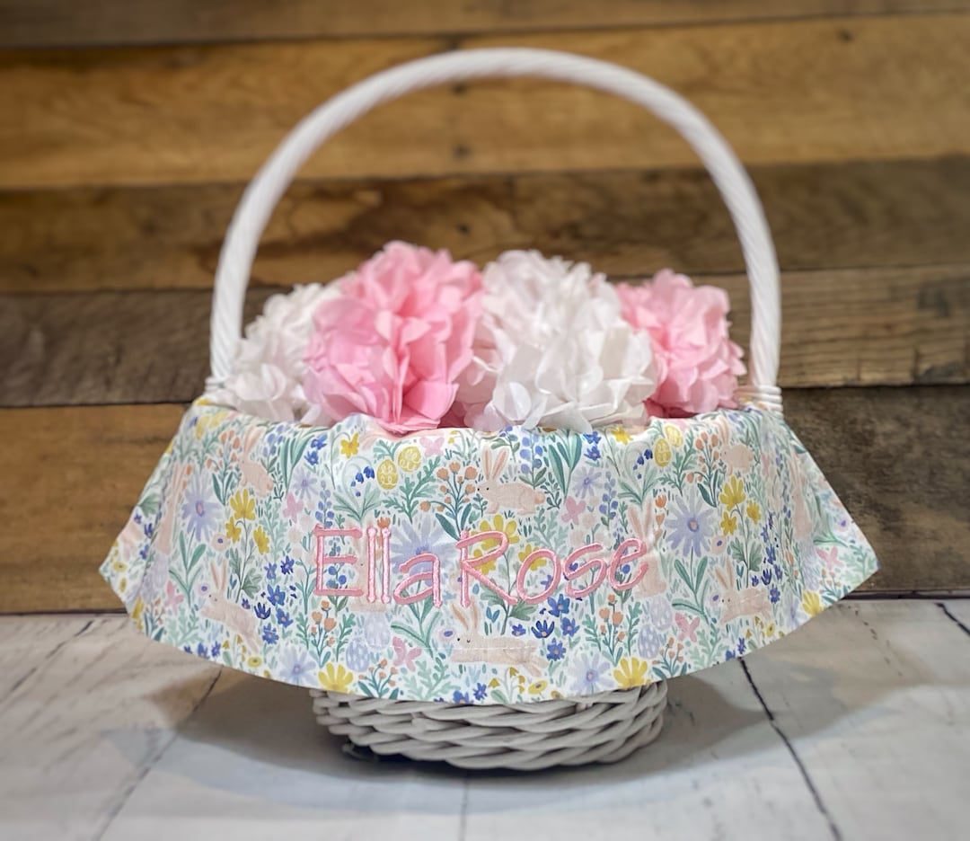 Personalized Easter Basket Liner • Custom Easter Basket Liner • Easter ...