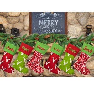 Christmas Stocking | Family Christmas Stockings | Handmade Christmas ...