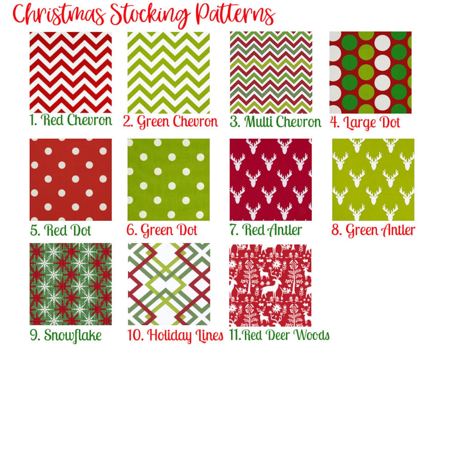 Christmas Stocking Personalized Family Christmas Stockings - Etsy