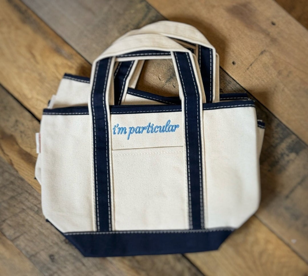 Custom Mini Tote Bag Ironic Saying Tote Small Canvas Boat Bag Gift for Her Bachelorette Gift ...