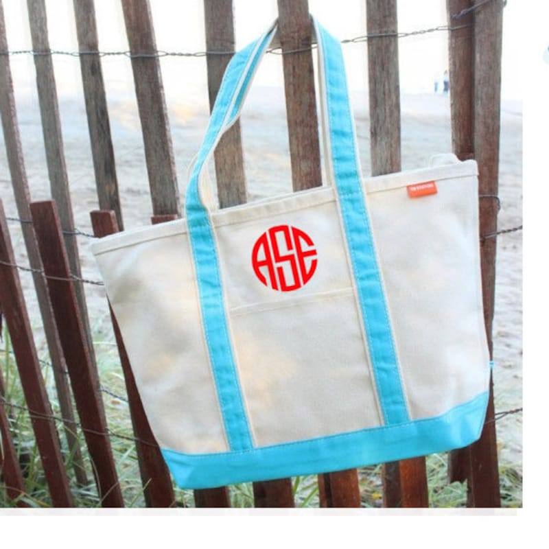 Monogram Tote Bag - Etsy