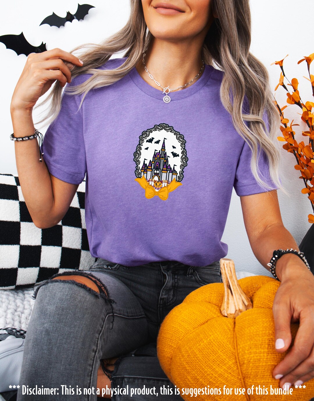 Halloween Castle Coquette Frame Embroidery - Etsy