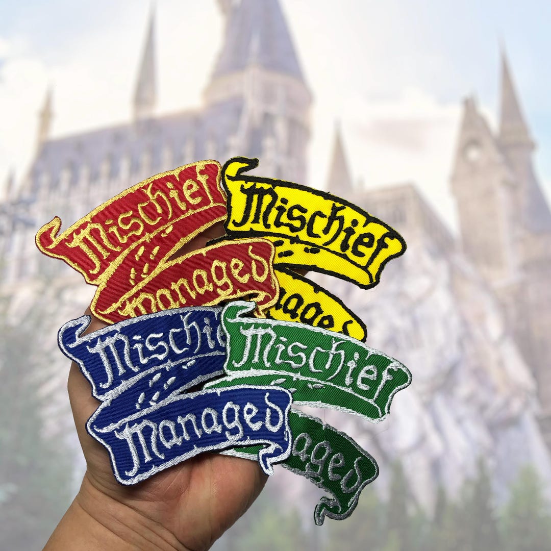 Mischief Managed Embroidery - Etsy