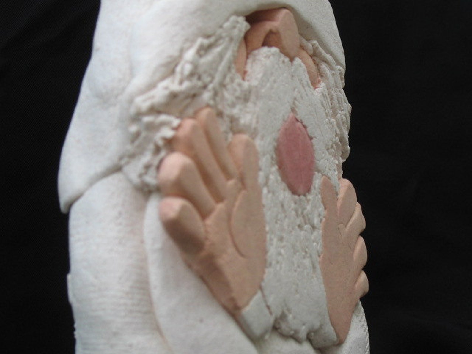 Smashed White Wizard Clay Sculpture | Etsy