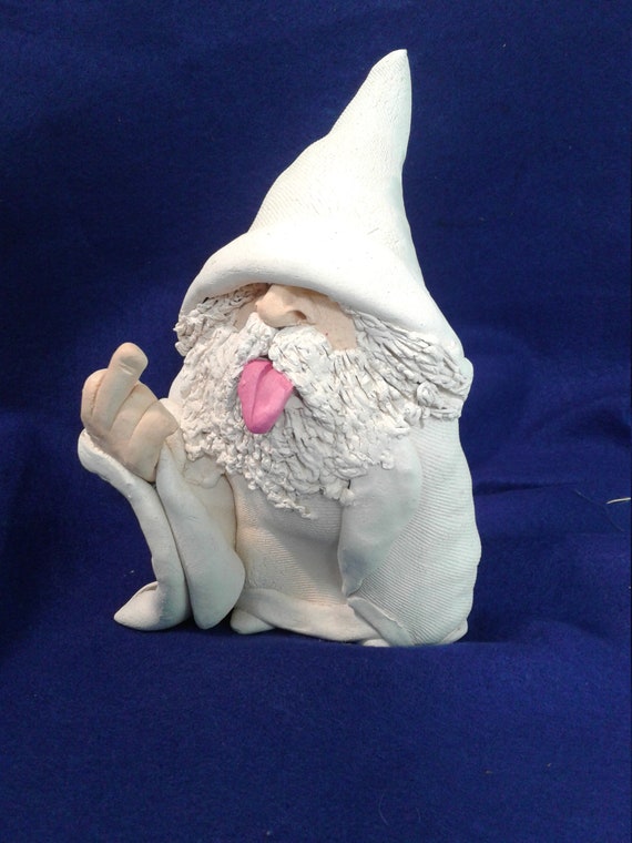 Art & Collectibles Art Objects Sculpture White Wizard Shooter with his ...
