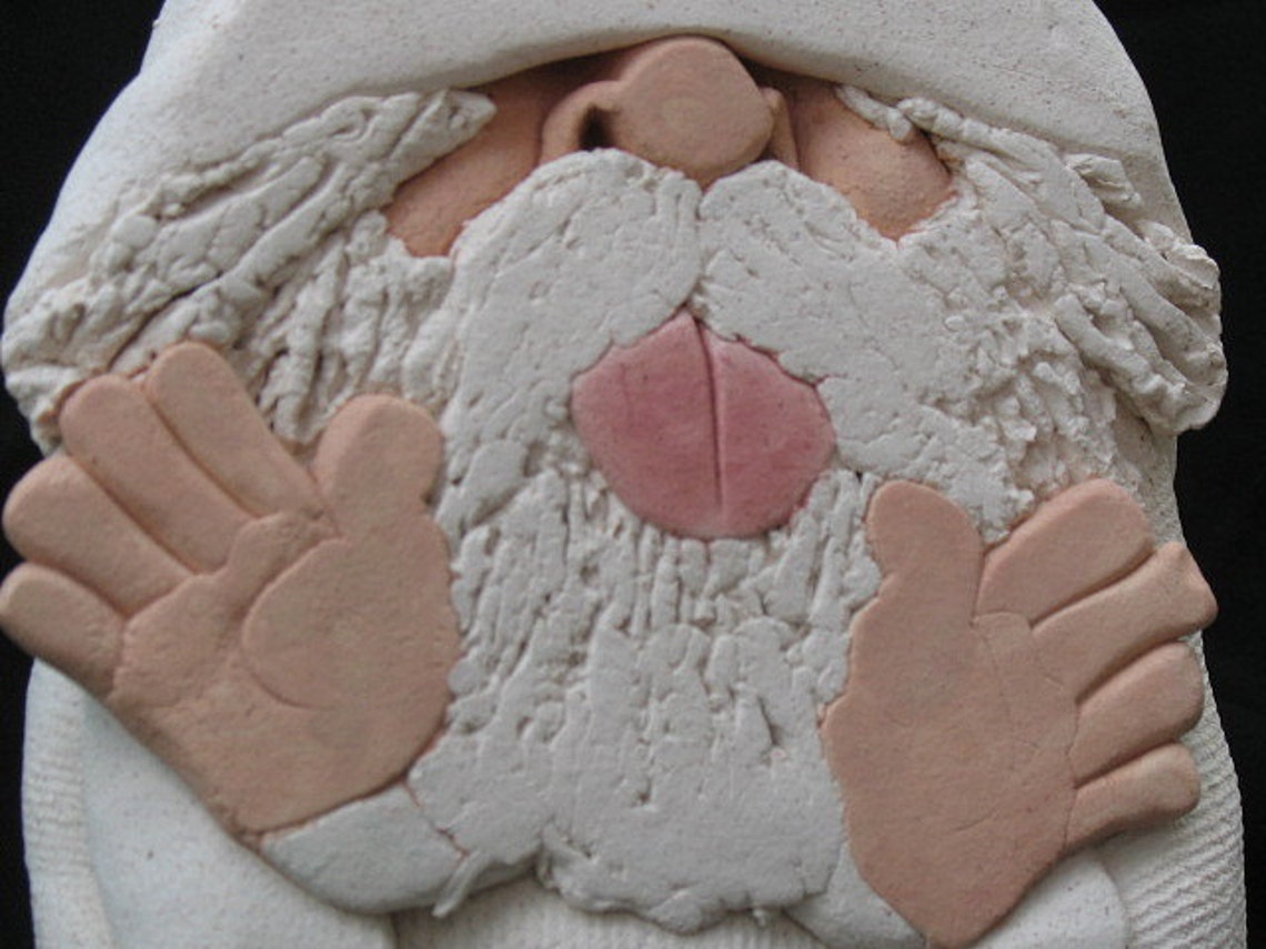 Smashed White Wizard Clay Sculpture | Etsy