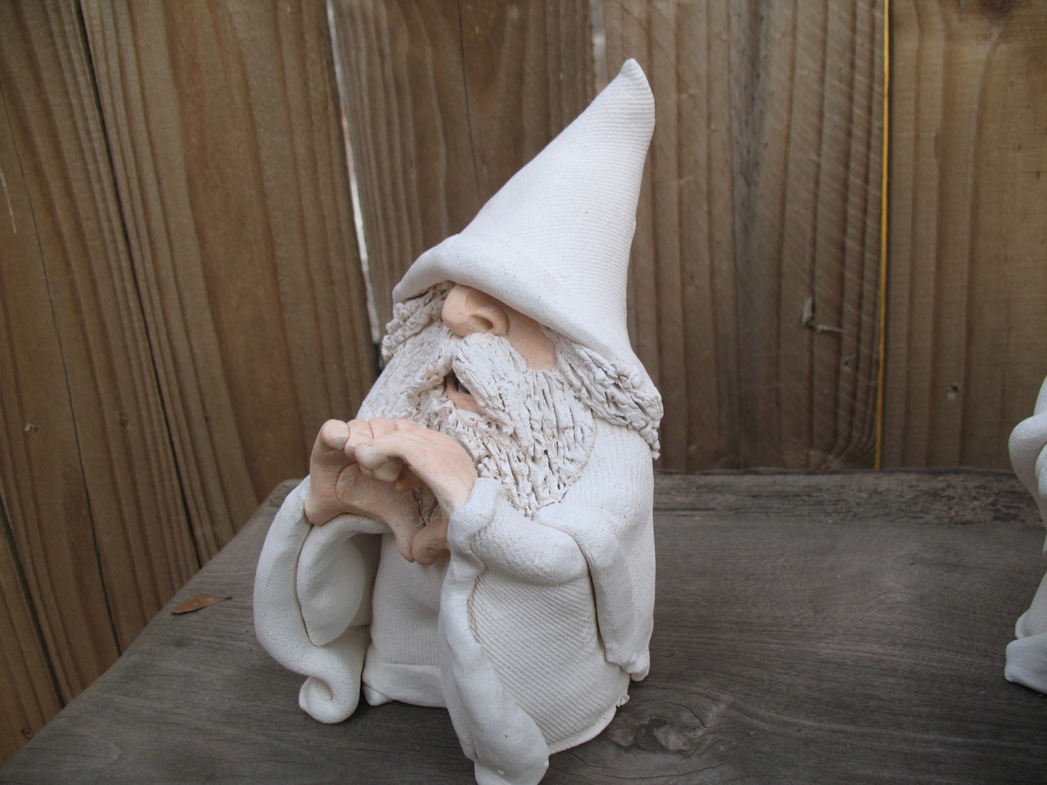 White Wizard Making Heart Sign | Etsy