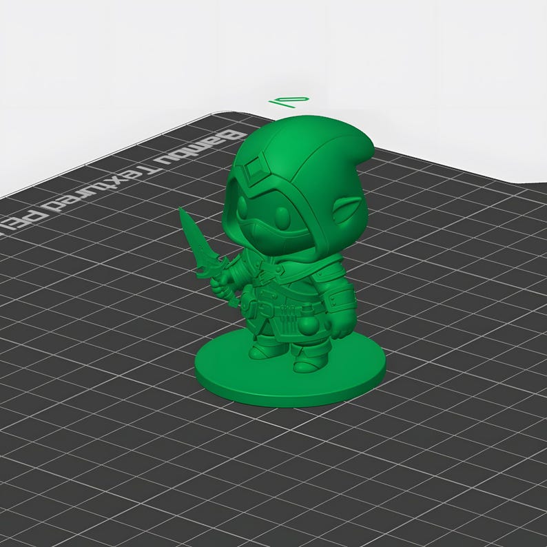 Chibi Elf Rogue Miniature STL File | 3D Printable Figurine | D&D Rogue ...