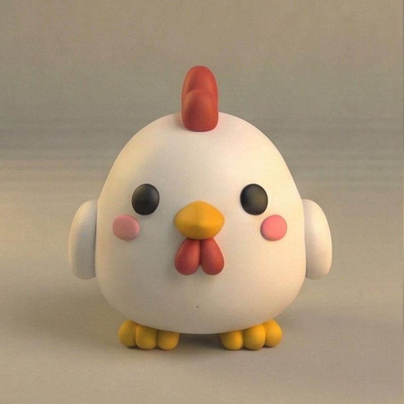 Chicken Toy Stl - Etsy
