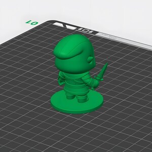 Chibi Elf Rogue Miniature STL File | 3D Printable Figurine | D&D Rogue ...