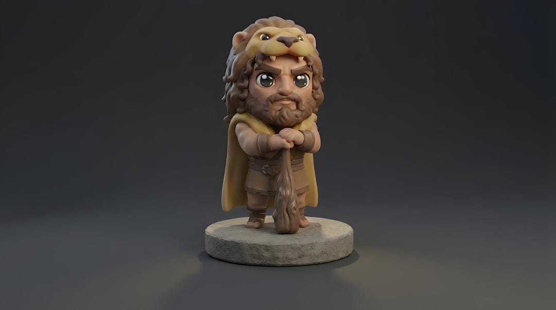 Hercules Chibi Figure 3d STL File - Etsy
