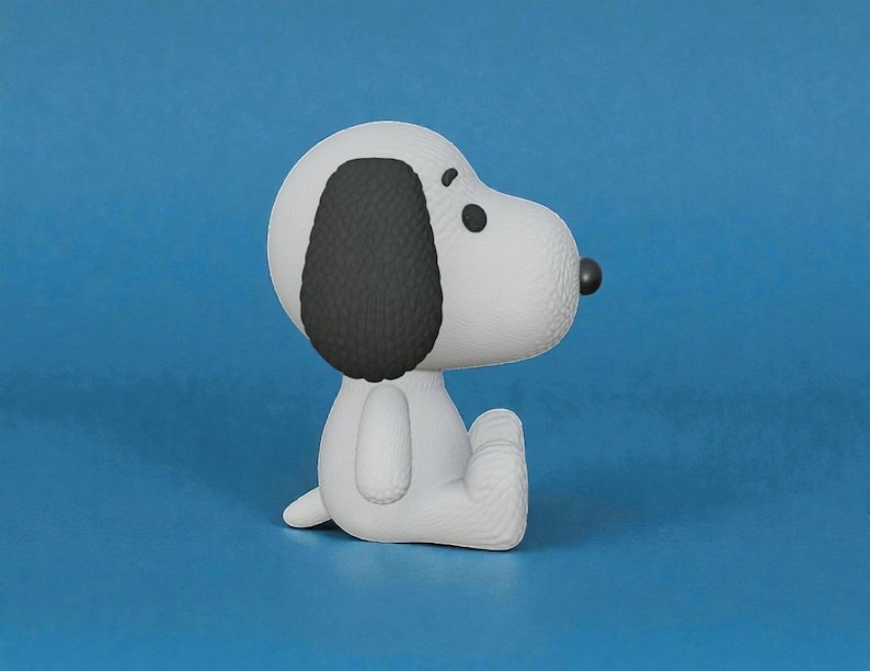 Knitted Snoopy Chibi Figure 3D STL Files - Etsy